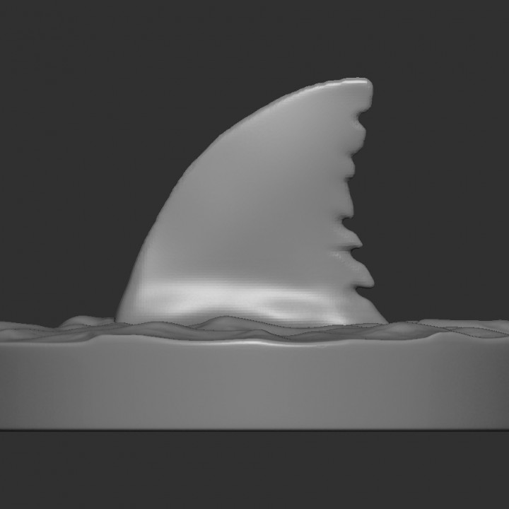 3D Printable Shark Fin by Cs. Karoly