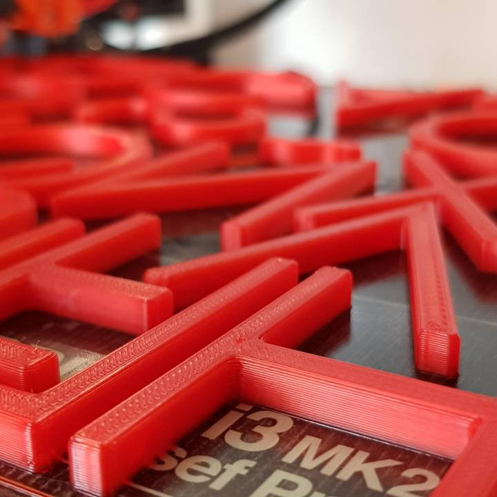 3D Printable Letters & numbers by Sofia Rechene