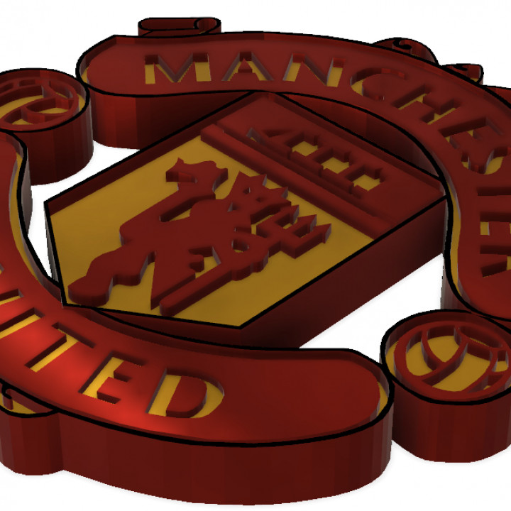 3D Printable Manchester United logo by Anthony Reitan