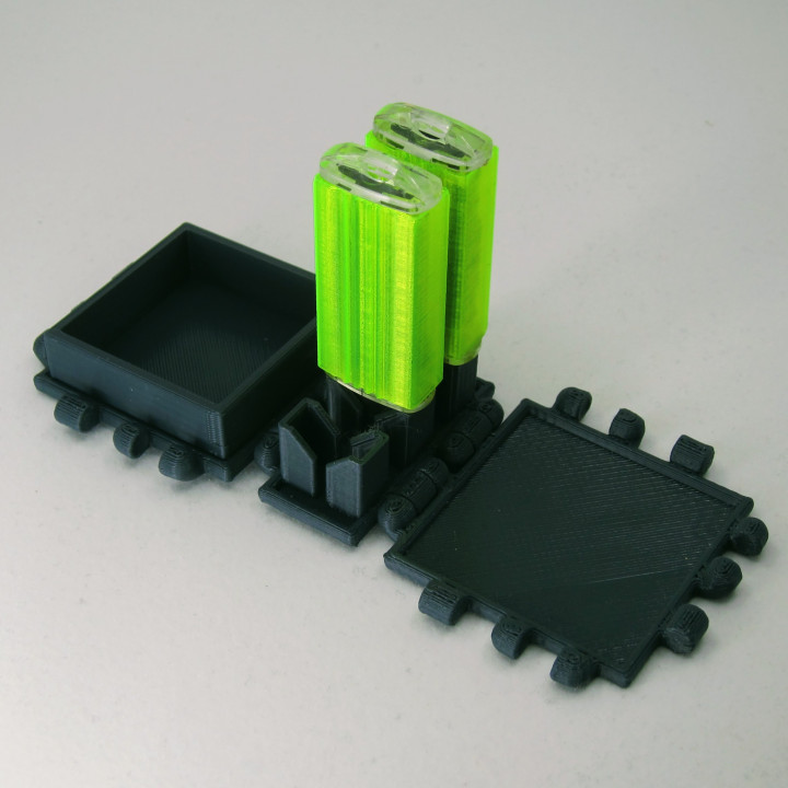 3D Printable USB Holder Polypanels by fredrik