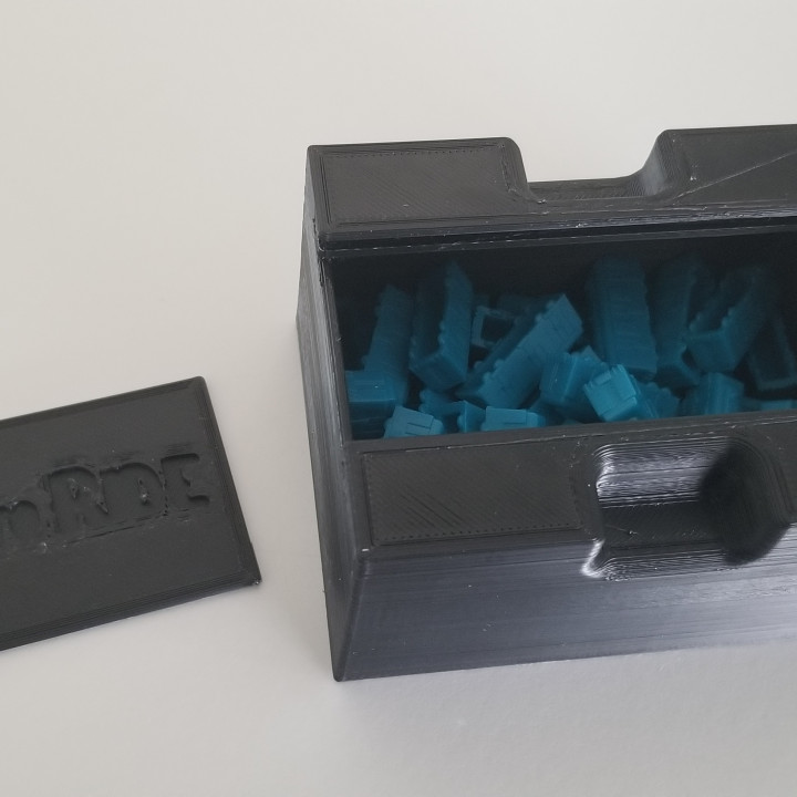 3D Printable Ticket To Ride Sliding Box for Trains by Ambient