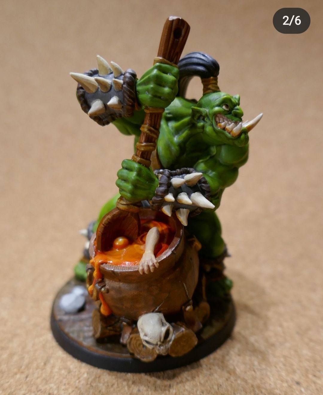 3D Printable Burtz Dwarfstew - Ogre Cook by Artisan Guild