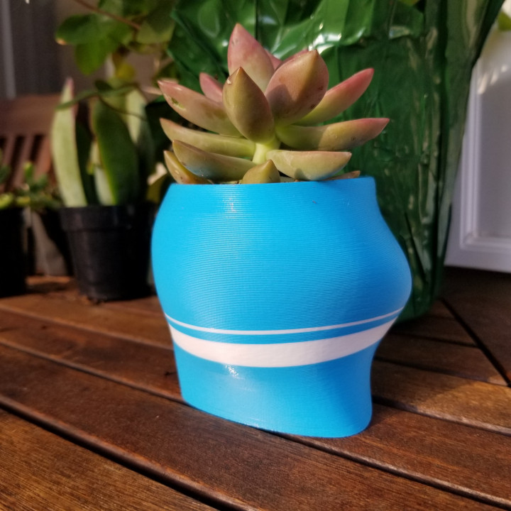 3D Printable Lumpy Vase by Joel Bonasera