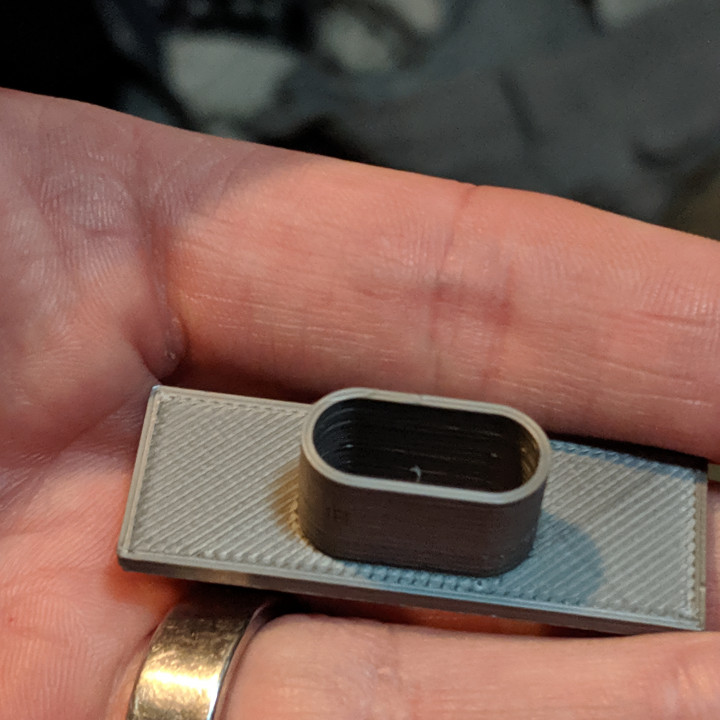 3D Printable Stack-on In Wall Gun safe lock bar guide. by Chad Lichty