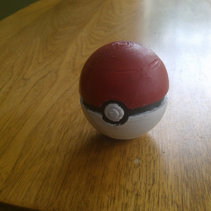 3D Printable Pokeball by Josh Fissel