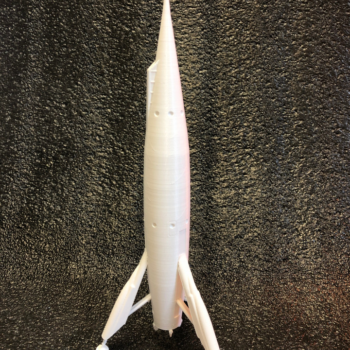 3D Printable TWA Moonliner - Rocket to the Moon by John Rudy