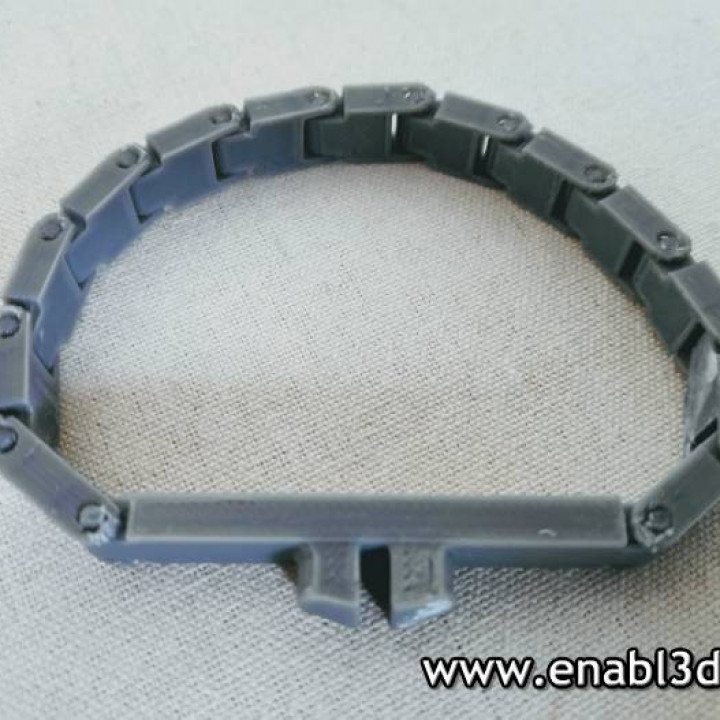 3D Printable Articulated Connector Parts by ENABL3D.ME