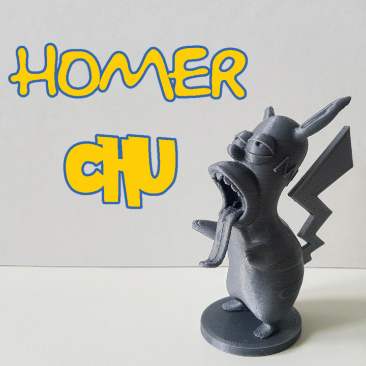 3D Printable Homerchu by Daniel Hultgren