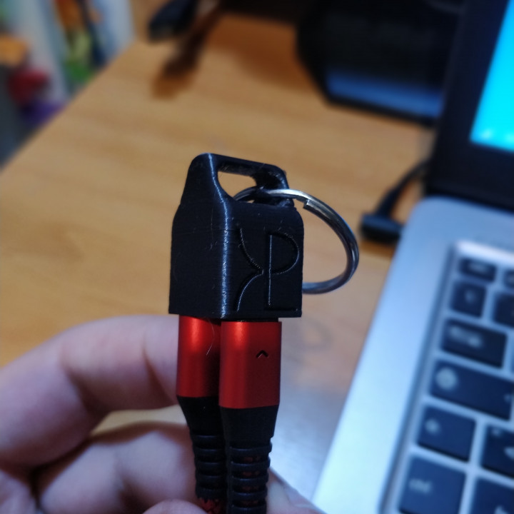 3D Printable Usb Type C Keychain by Luca Pangaro