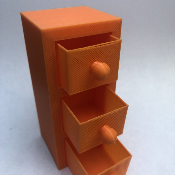 3D Printable Mini Storage Cabinet by Noah Gonen