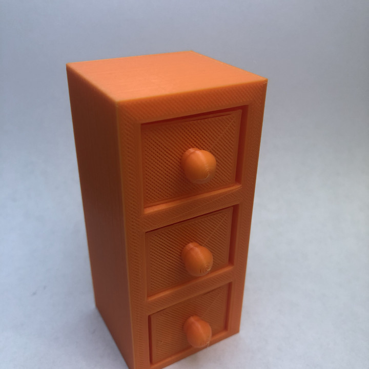 3D Printable Mini Storage Cabinet by Noah Gonen