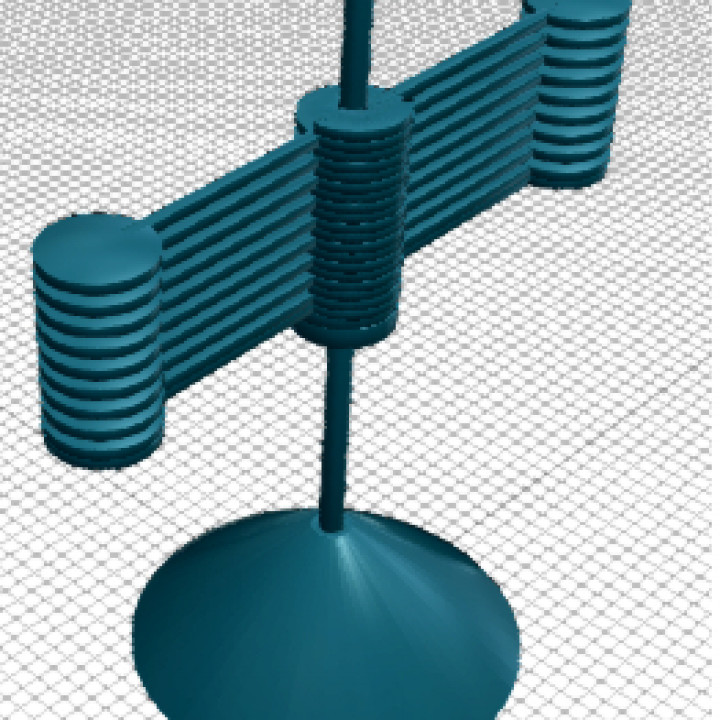 3D Printable Helicone - A Customizable Desktop Toy by Thomas Byrne