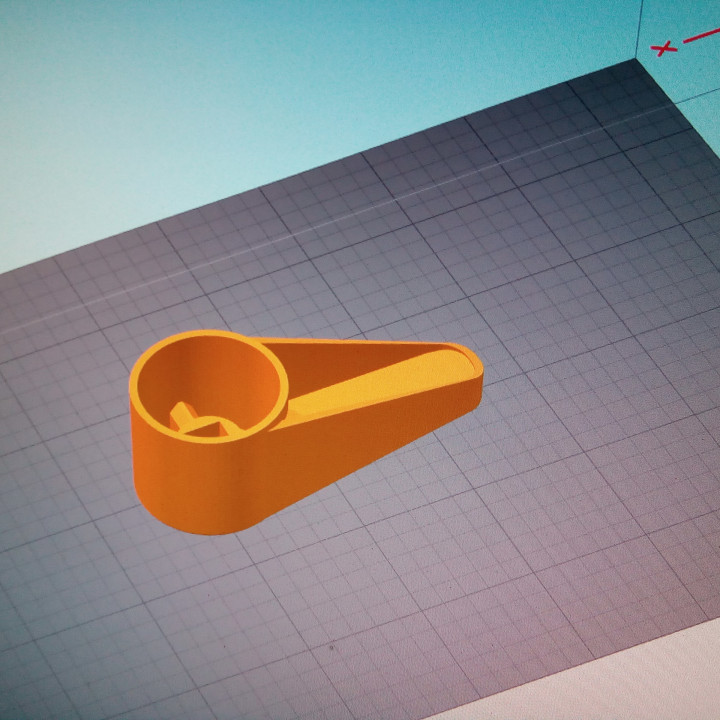 3D Printable Palanca para valvula de empotrar by Juan Moreno