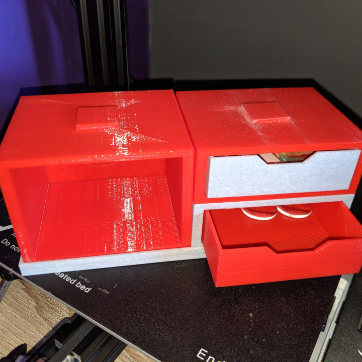 3D Printable Modular Storage Draws by Jamie Osman