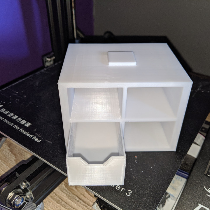 3D Printable Modular Storage Draws by Jamie Osman