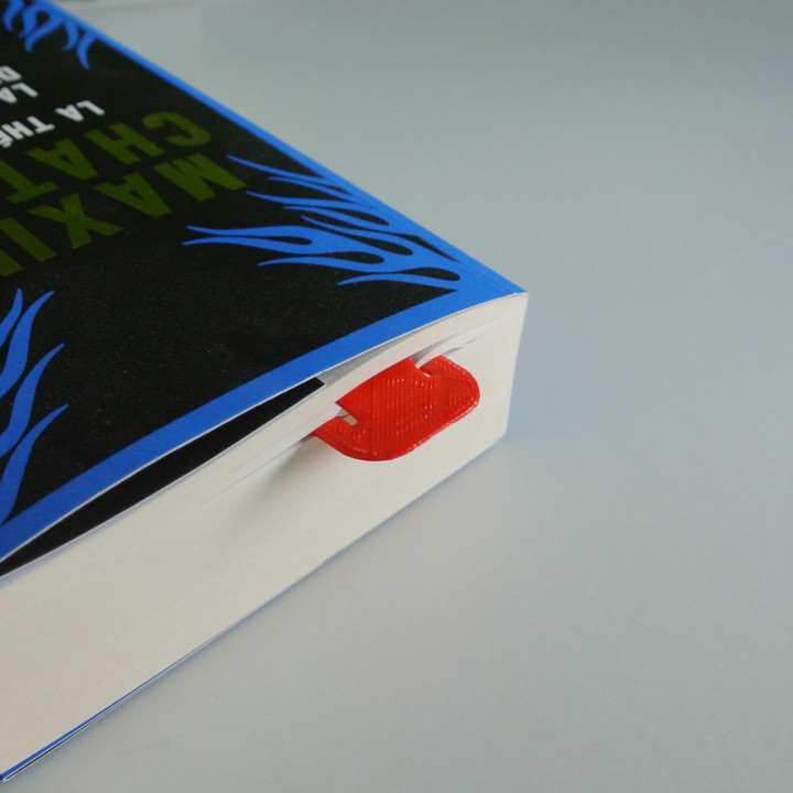 3D Printable Simple bookmark by Corentin Paquet