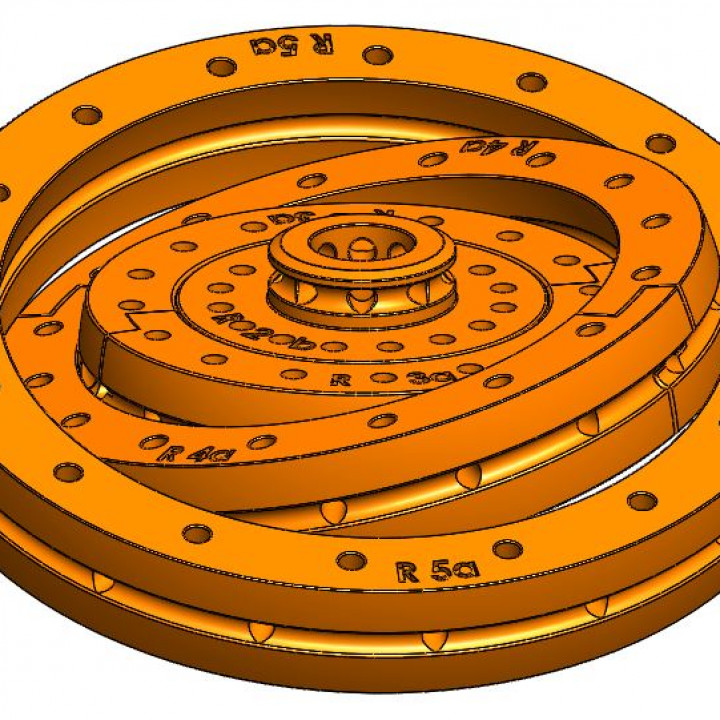 3D Printable R 3a - Ring Ø65 by Bjørn Heide