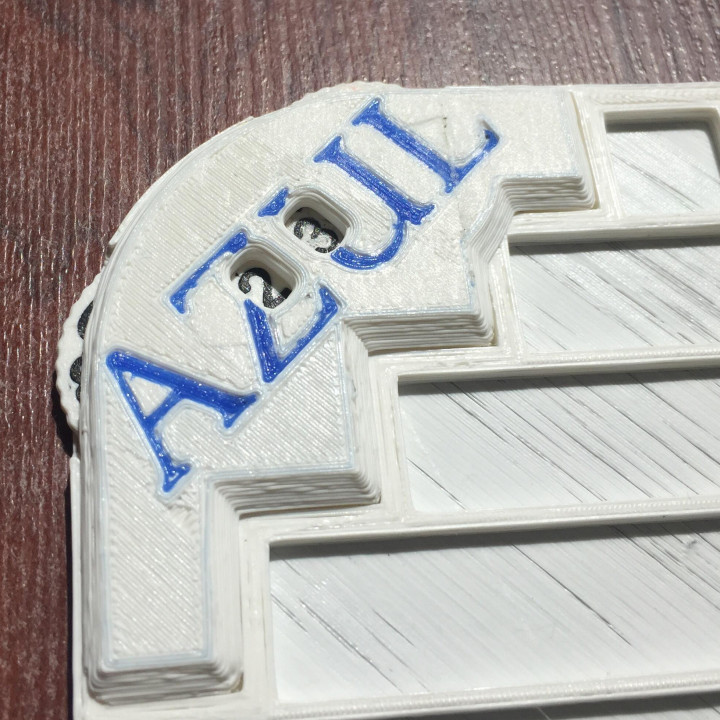 3D Printable Azul Game Board with Point Counter by Tommaso D'Amico