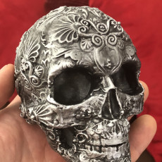 3D Printable Fancy Skull 1 by FatesEnd