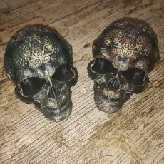 3D Printable Fancy Skull 1 by FatesEnd