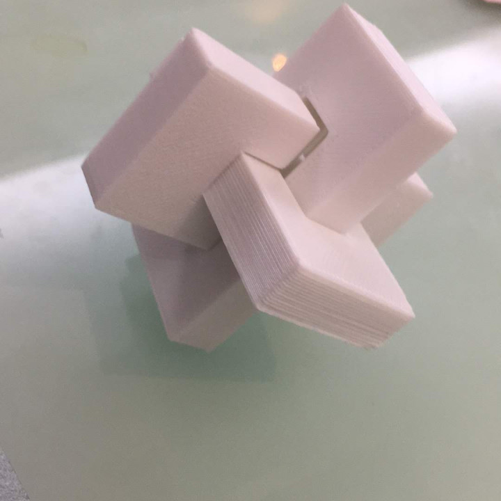 3D Printable Luban lock by Shihfon Chen