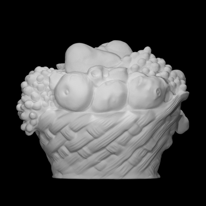 3D Printable Fruit basket by Scan The World