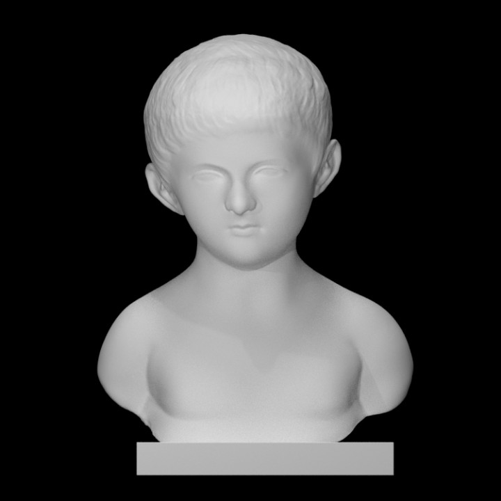 3D Printable Bust of a boy by Scan The World