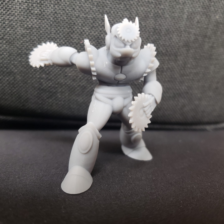 3D Printable METALMAN from MEGAMAN2 by Collin Tupper