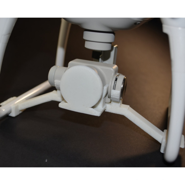 3D Printable Dji Phantom 4 Gimbal Lock by Giovanni Campani