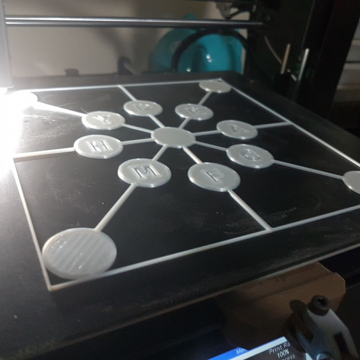 3D Print of Bed Level Test by rafaelcosta1