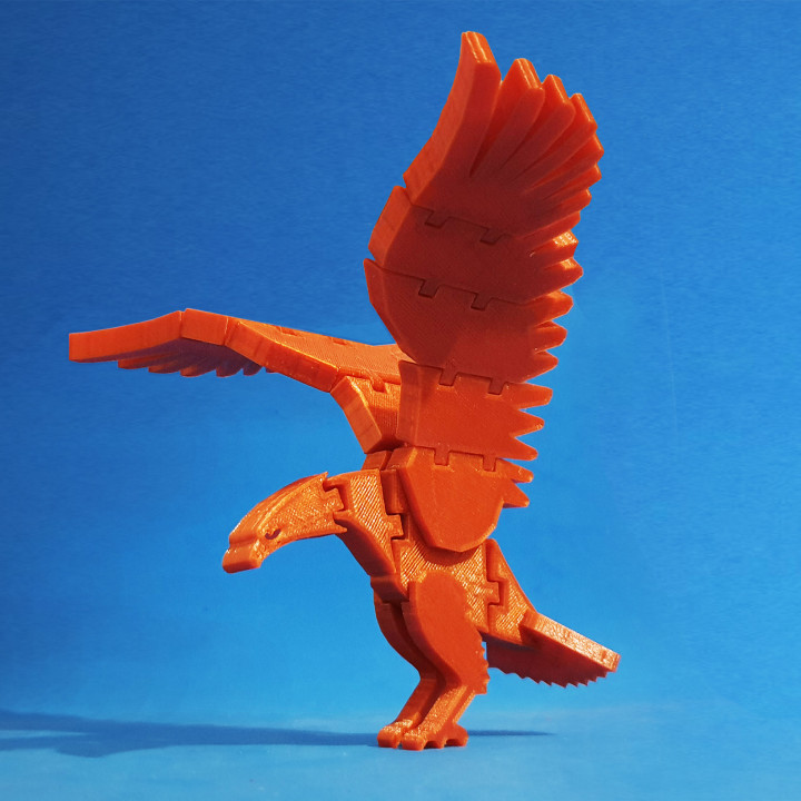 3D Printable Flexi-Eagle by AndresMF