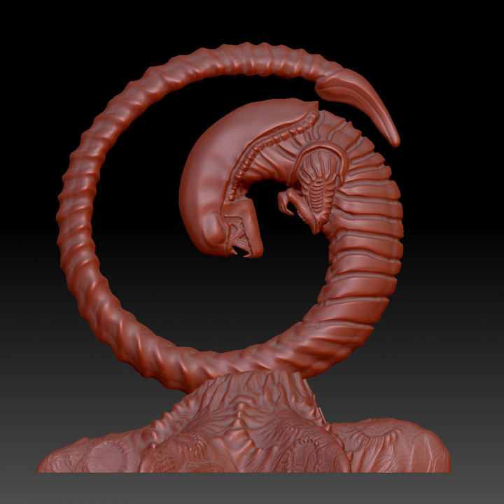 3D Printable Alien Chestburster by AndresMF