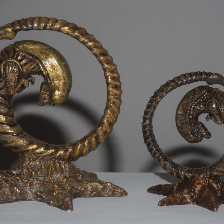 3D Printable Alien Chestburster by AndresMF