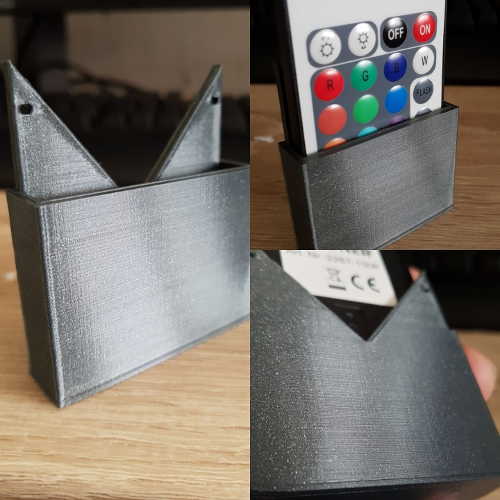 3D Printable LED Remotewallmount by Dennis & Andre