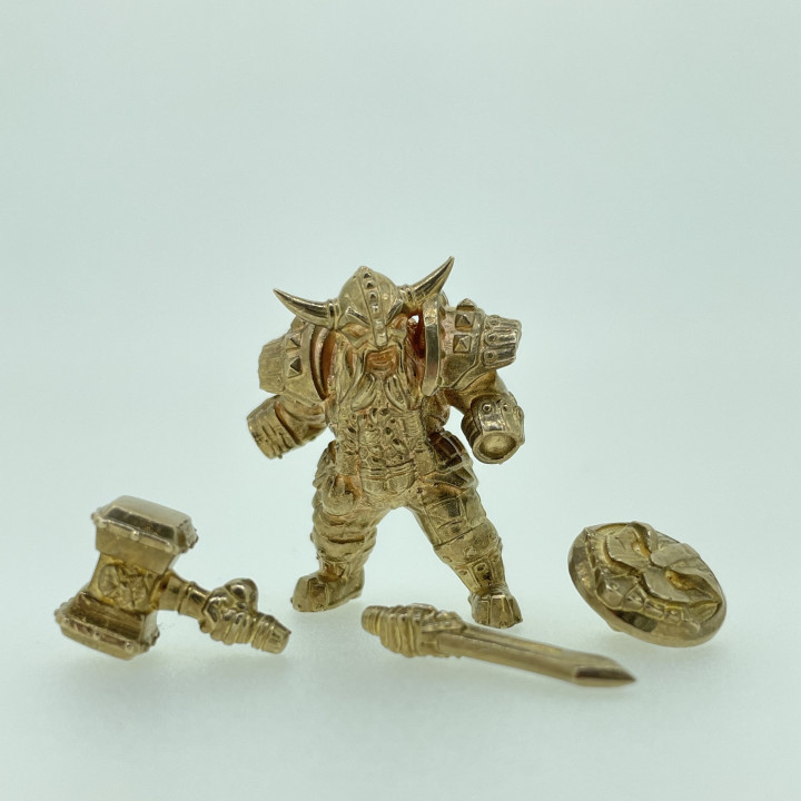3D Print of Dwarven Defender - A Modular by kitjunya