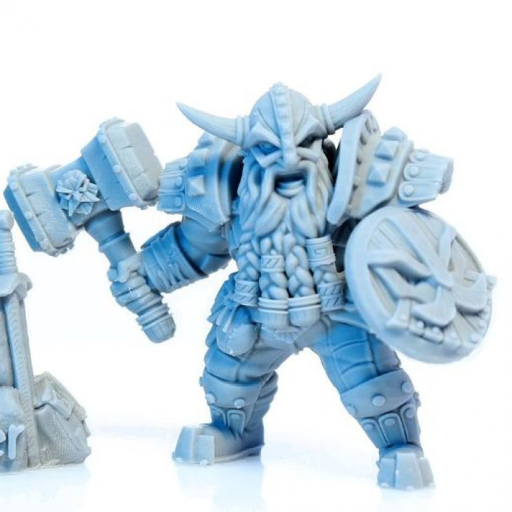 3D Printable Dwarven Defender - A Modular by Artisan Guild 3D Printable Dwarven Defender - A Modular by Artisan Guild