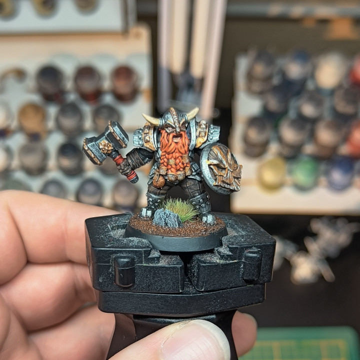 3D Print of Dwarven Defender - A Modular by DarkangelTC