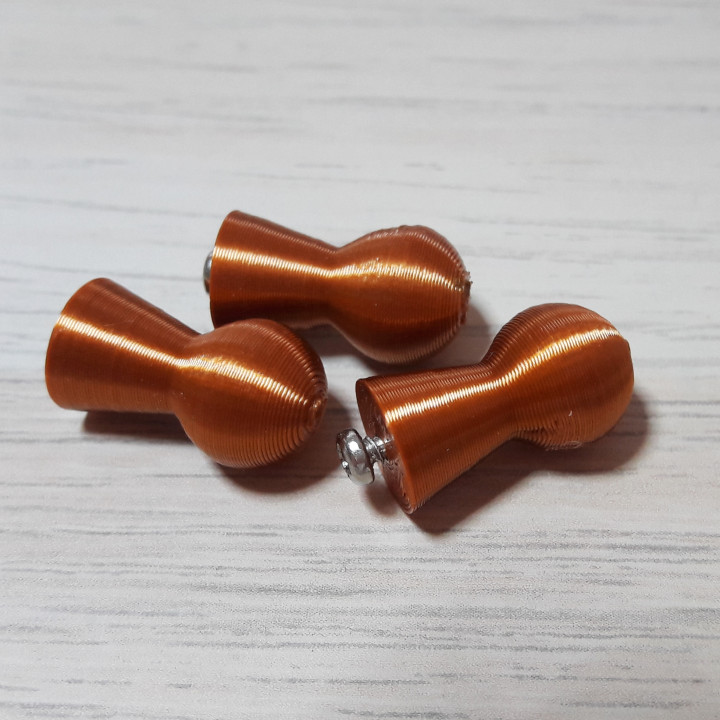 3D Printable Mini Drawer Knobs for small box by Kasidej Khunvattanakarn