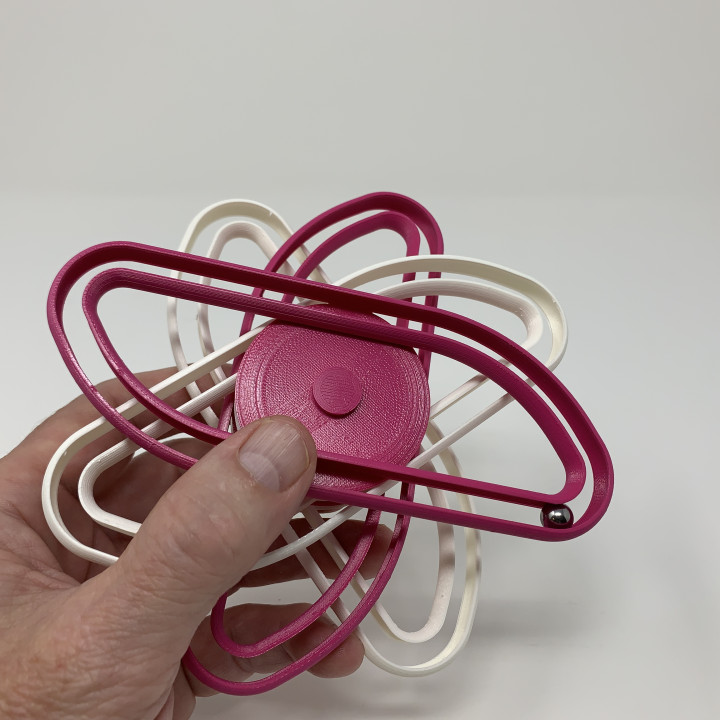 3D Printable Perpetual Motion da Vinci Style IV by Greg Zumwalt