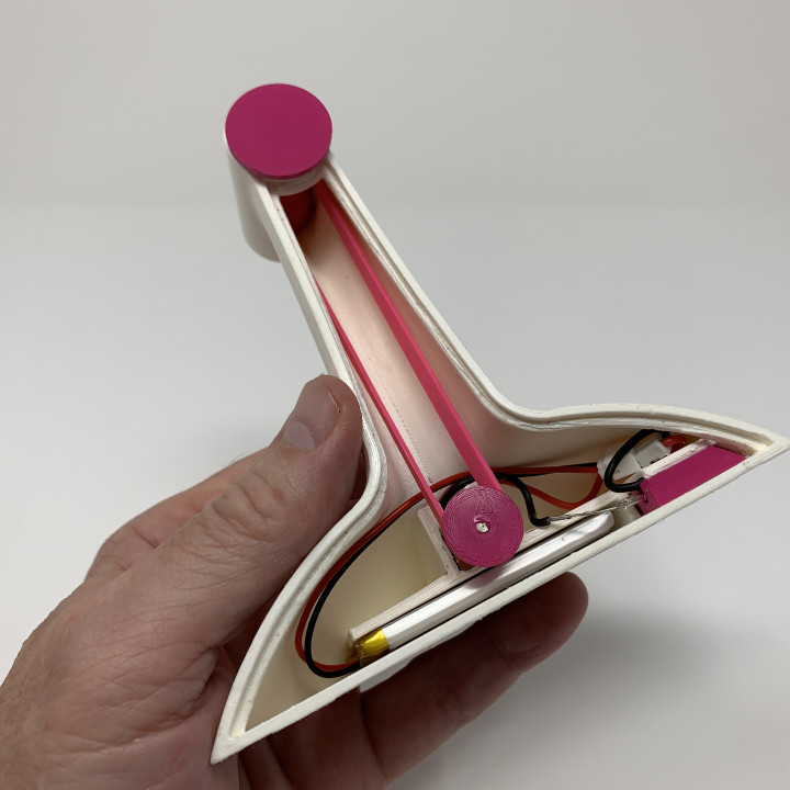 3D Printable Perpetual Motion da Vinci Style IV by Greg Zumwalt