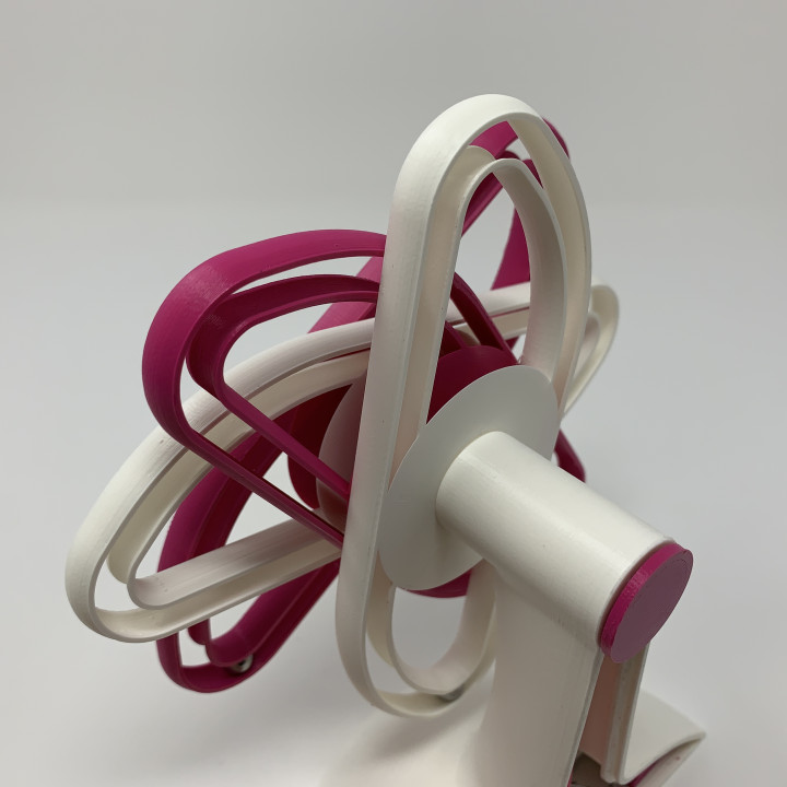 3D Printable Perpetual Motion da Vinci Style IV by Greg Zumwalt