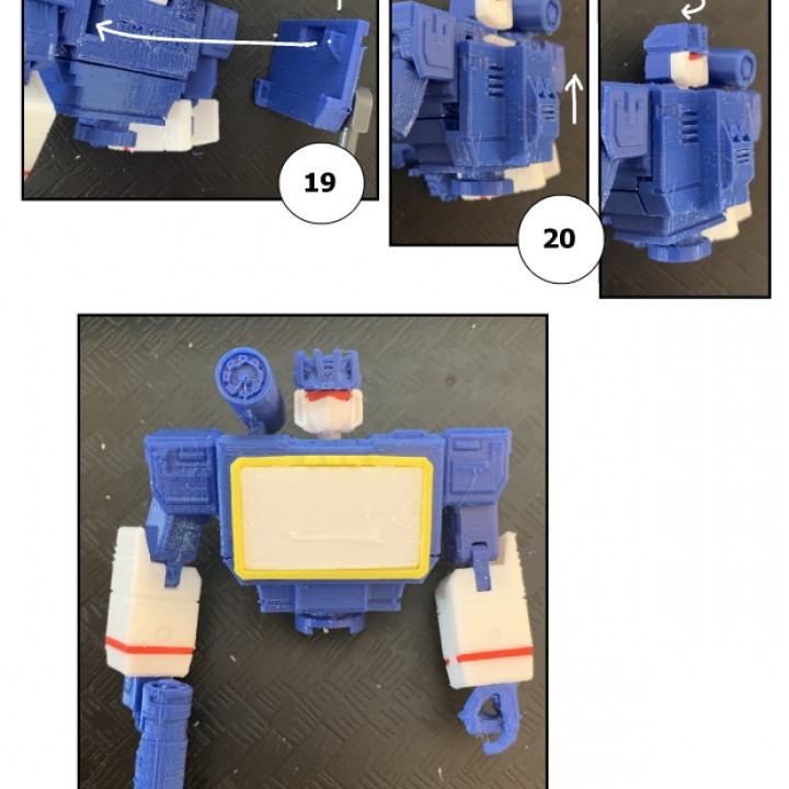 3D Printable G1 soundwave by Yeung Tim