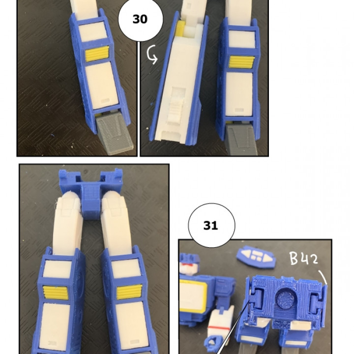 3D Printable G1 soundwave by Yeung Tim
