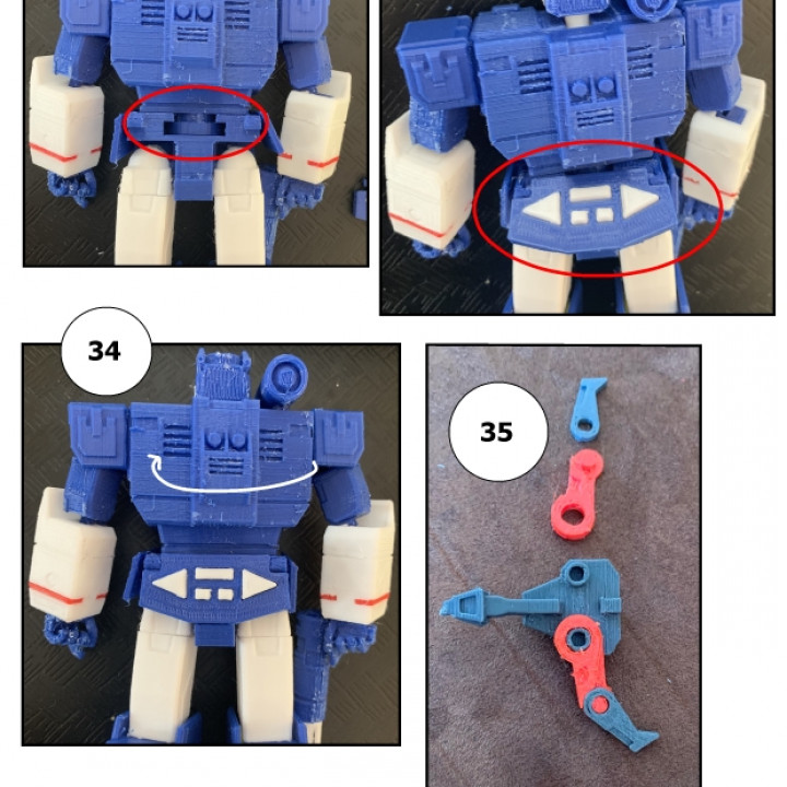 3D Printable G1 soundwave by Yeung Tim