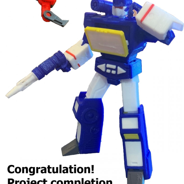 3D Printable G1 soundwave by Yeung Tim
