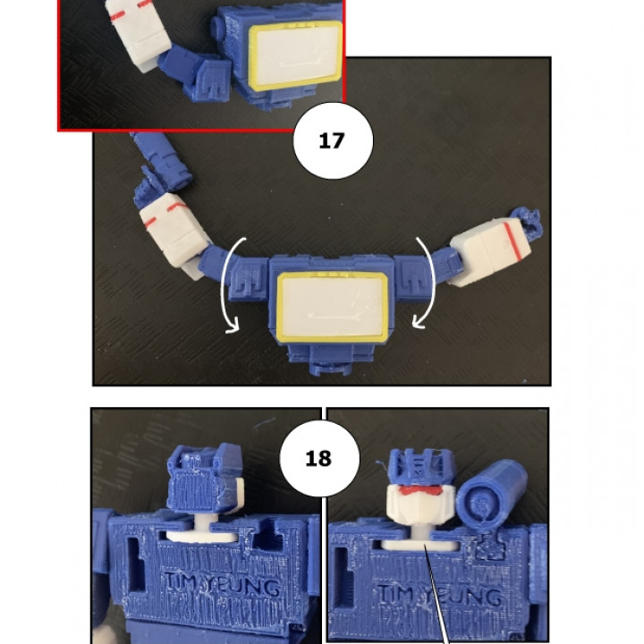 3D Printable G1 soundwave by Yeung Tim