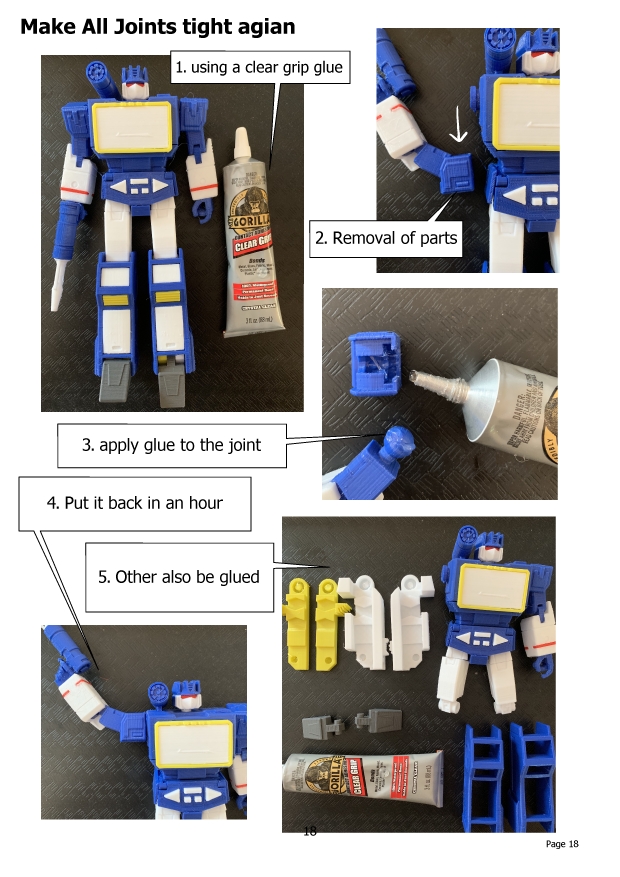 3D Printable G1 soundwave by Yeung Tim