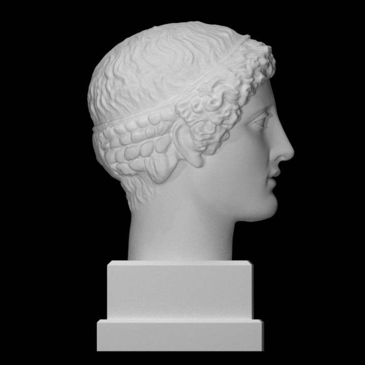 3D Printable Head of Apollo (Kassel type) by Scan The World