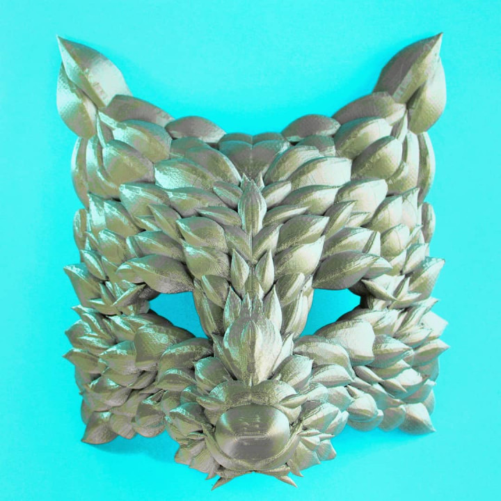 3D Printable Poly Fox Mask by Dr. FemPop