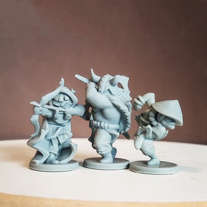 3D Printable RPG Heroes! Set_02 by Arminas Didziokas